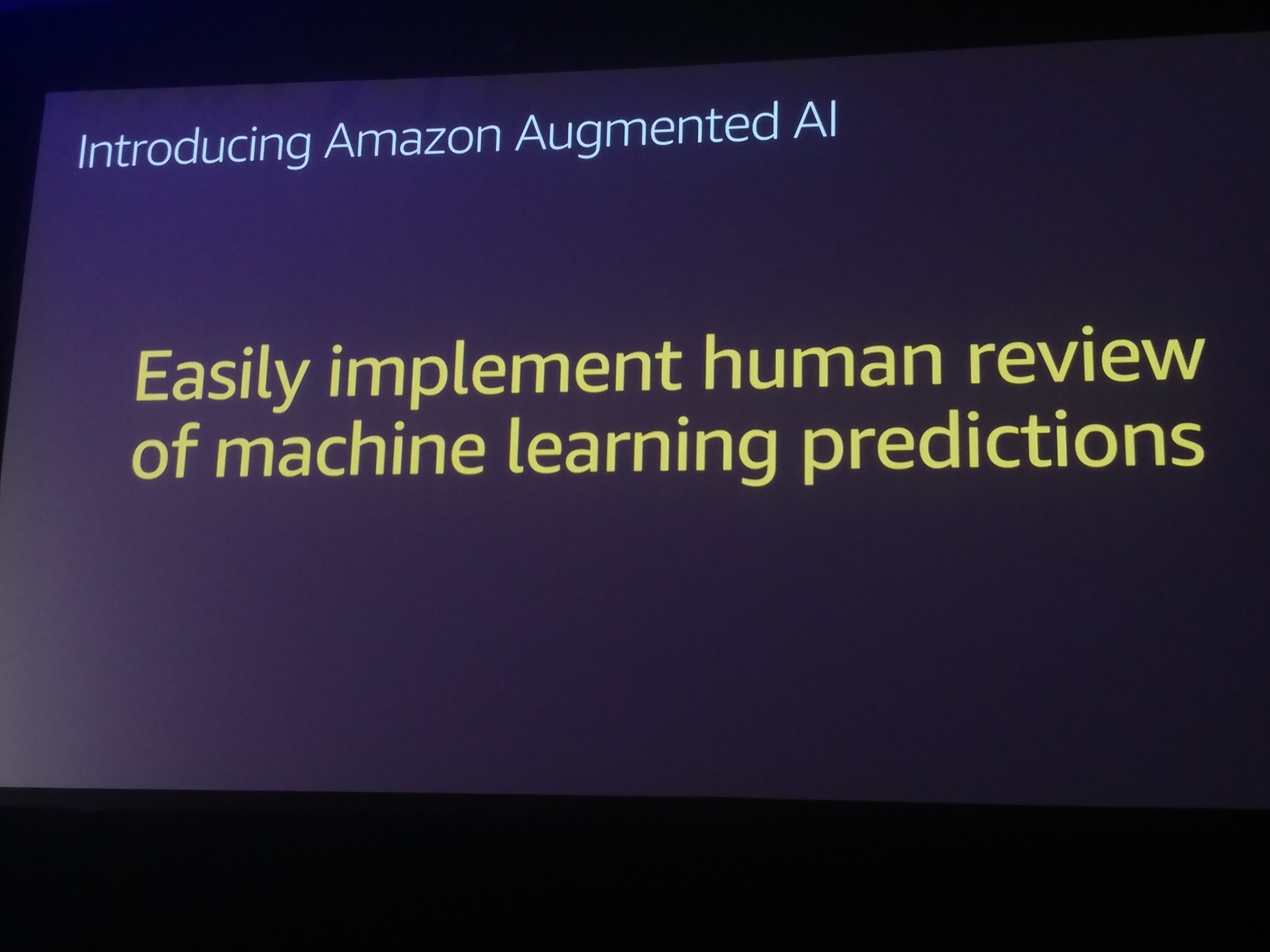 [re:Invent 2019] Intro to Amazon Augmented AI for human ...